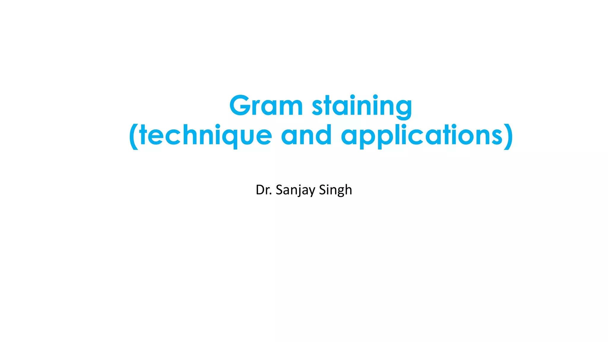 Gram stain demonstration | PPT