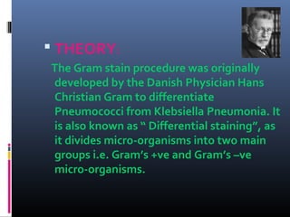Gram staining | PPT | Chemistry | Science