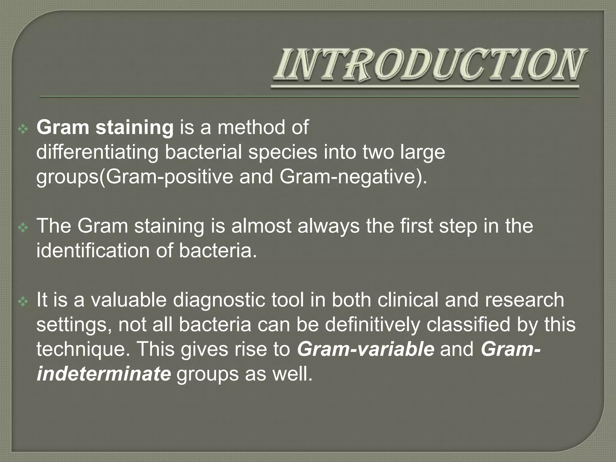 Gram staining | PPTX