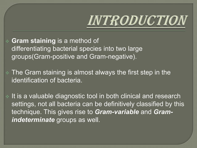 Gram staining | PPTX