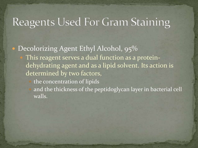 Gram staining Principle, Procedure, Reagents required for Gram Staining ...