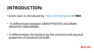 GRAM STAINING.ppt / From :- mohra medical class | PPTX
