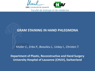 Gram staining dgh 2016 | PPT