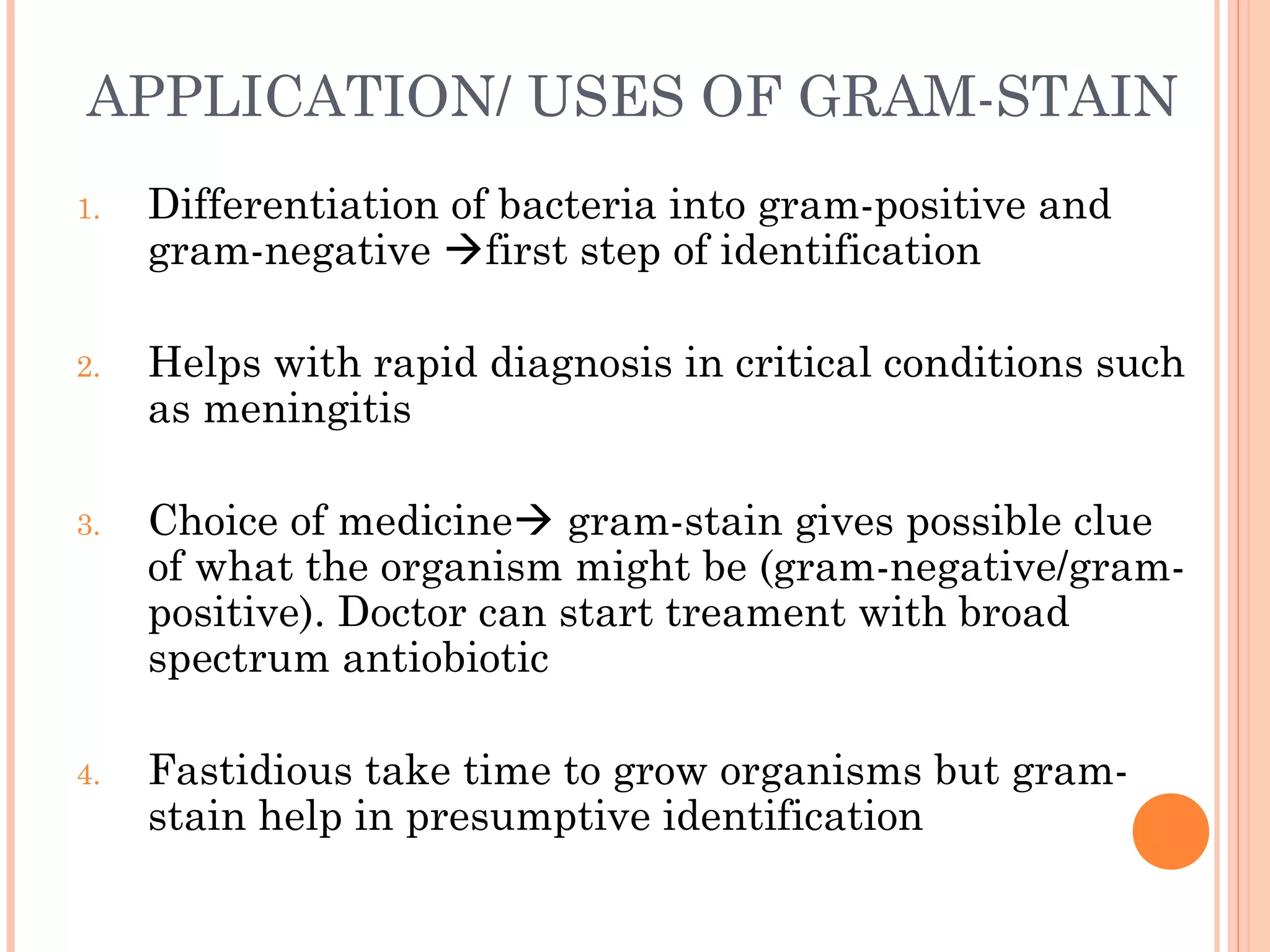 Gram Stain Practical Briefing | PPT