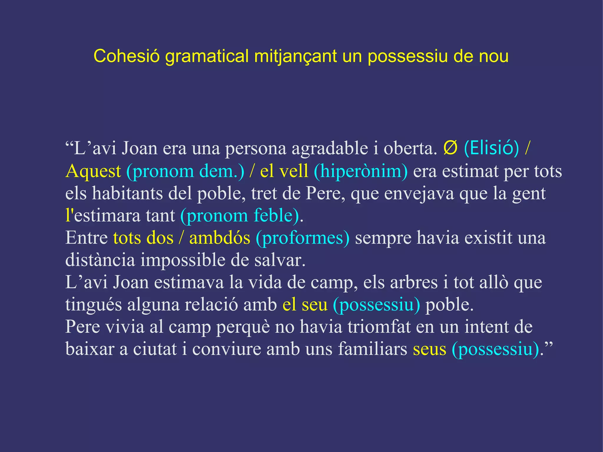 Exercici de cohesió textual: Eliminem les repeticions | PDF