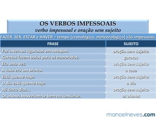 Verbos impessoais | PDF
