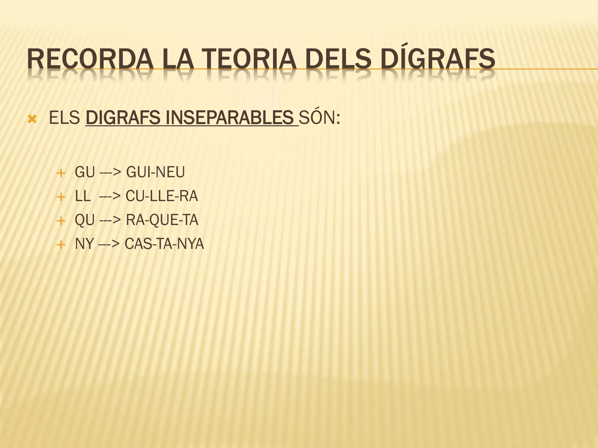 Gramatica catalana digrafs | PDF