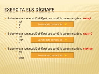 Gramatica catalana digrafs | PDF