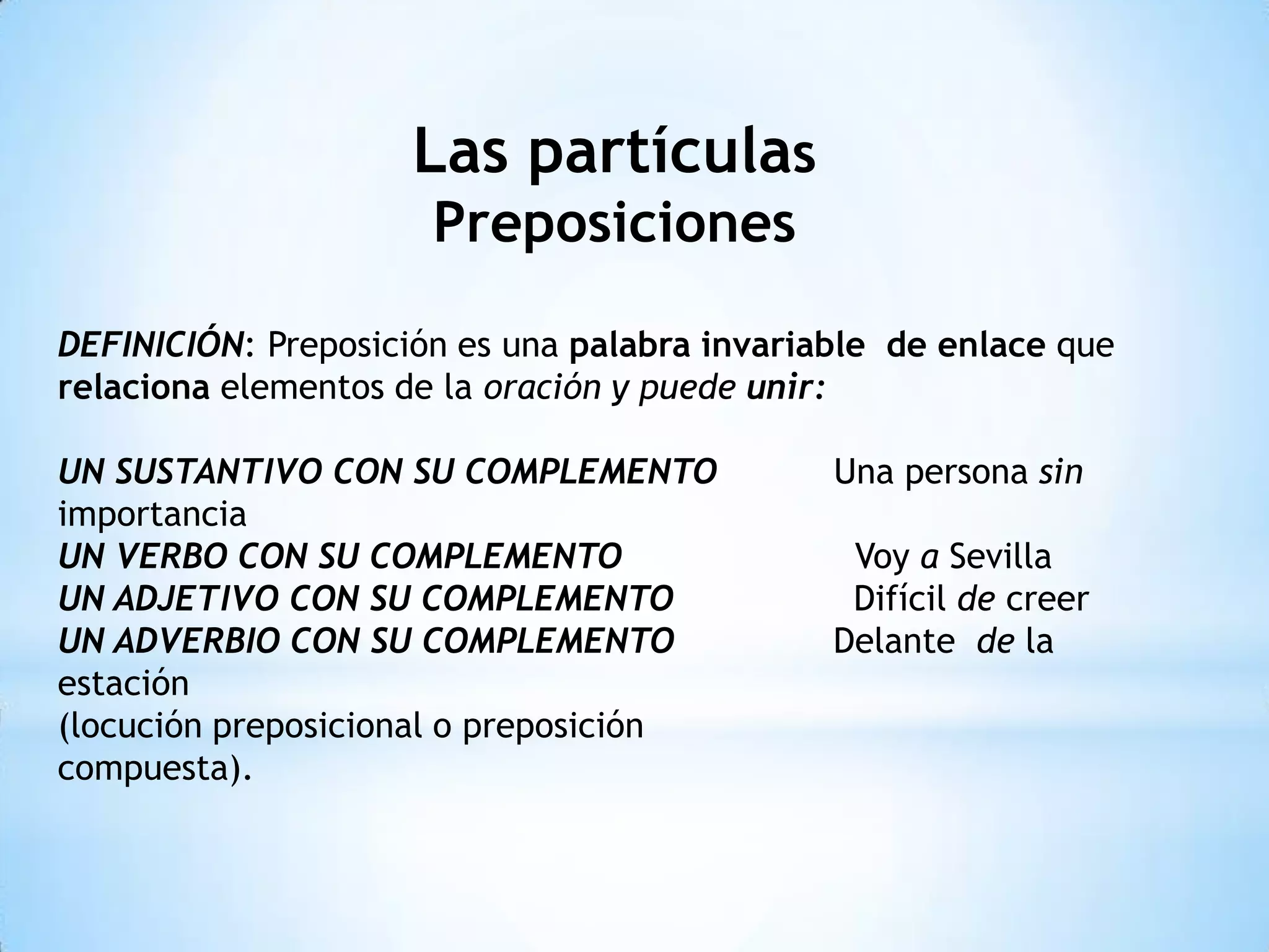 Gramática de español lengua extranjera exposición | PPT