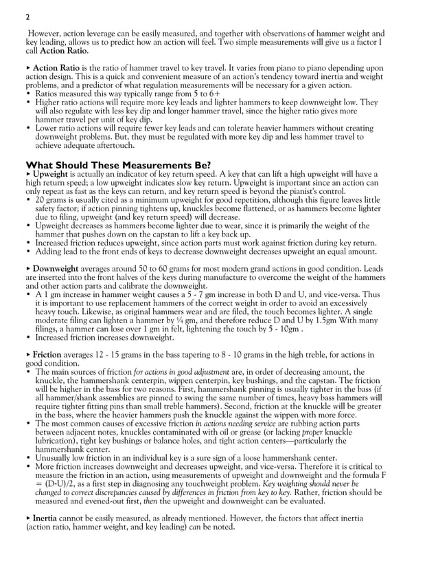 Grand Action Touch Weight (Friction Enertia Geometry) | PDF
