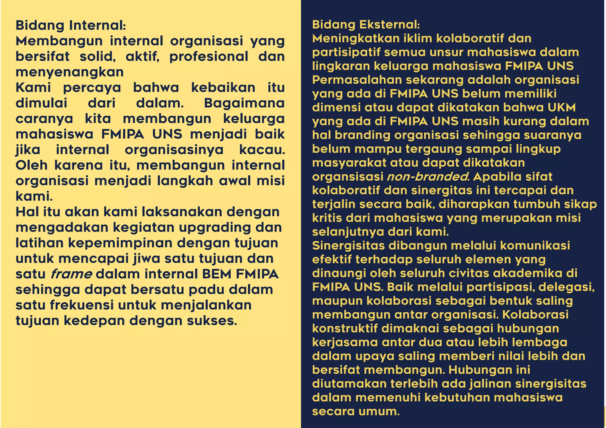 Grand Design BEM FMIPA UNS 2020 Kabinet Prabaswara | PDF