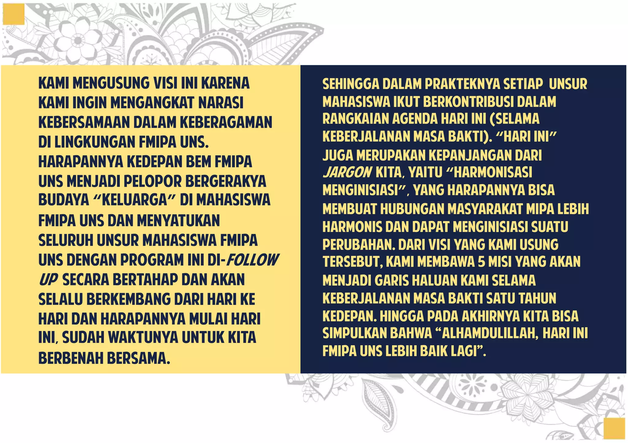 Grand Design BEM FMIPA UNS 2020 Kabinet Prabaswara | PDF