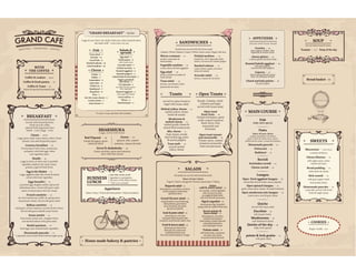 Grand cafe english menu right direction | PPT