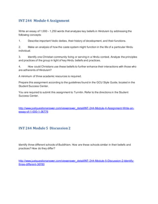 Grand canyon university int 244 | DOCX