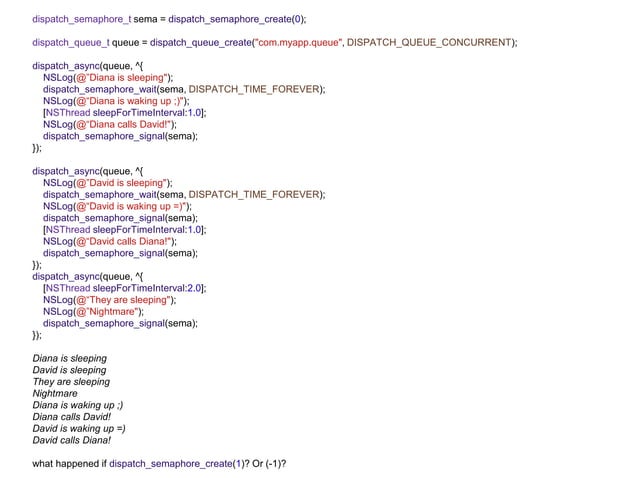 Grand Central Dispatch in Objective-C | PPT