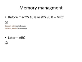Grand Central Dispatch in Objective-C | PPT