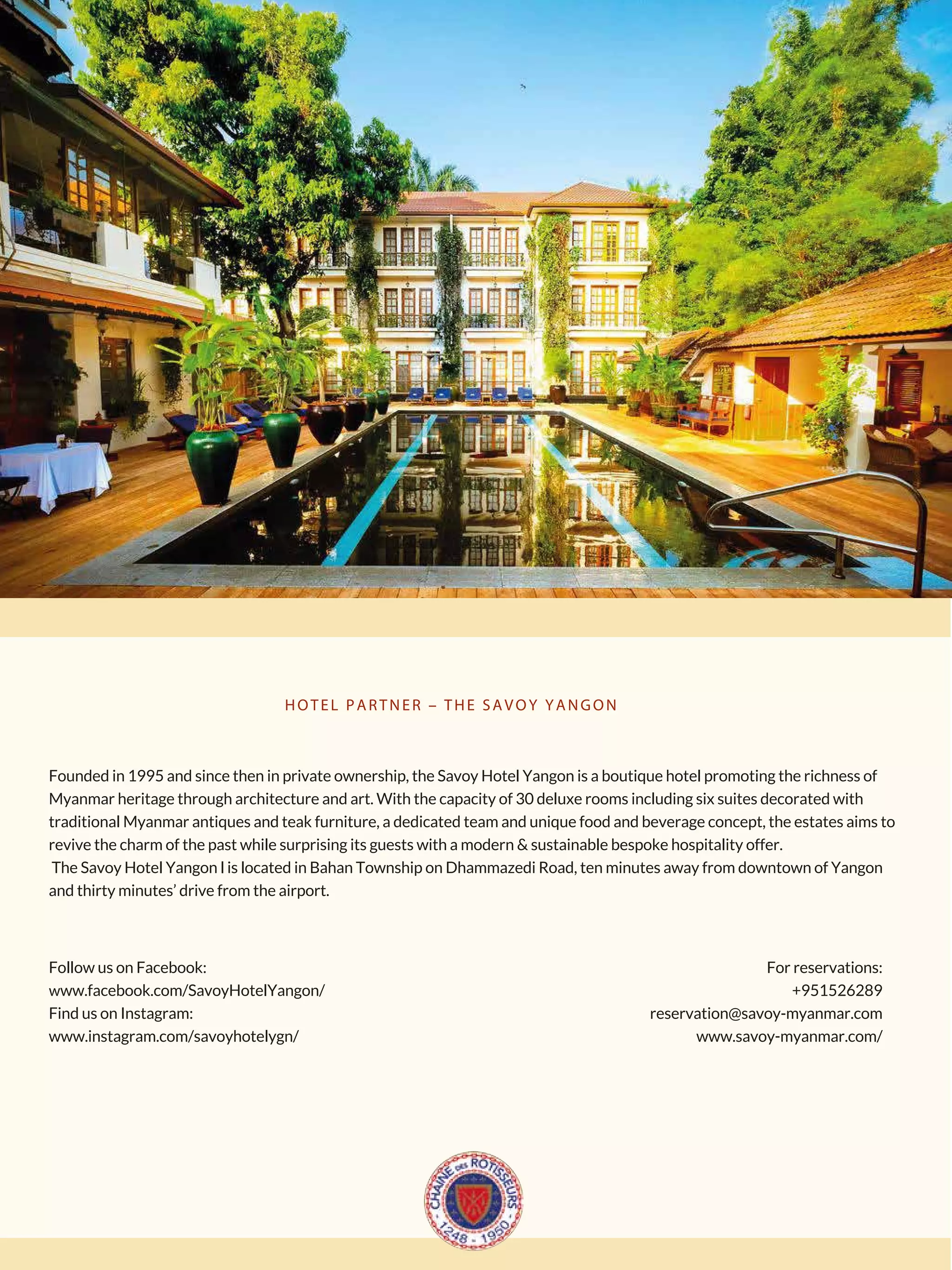 Yangon Myanmar Grand Chapitre 2019 Brochure | PDF