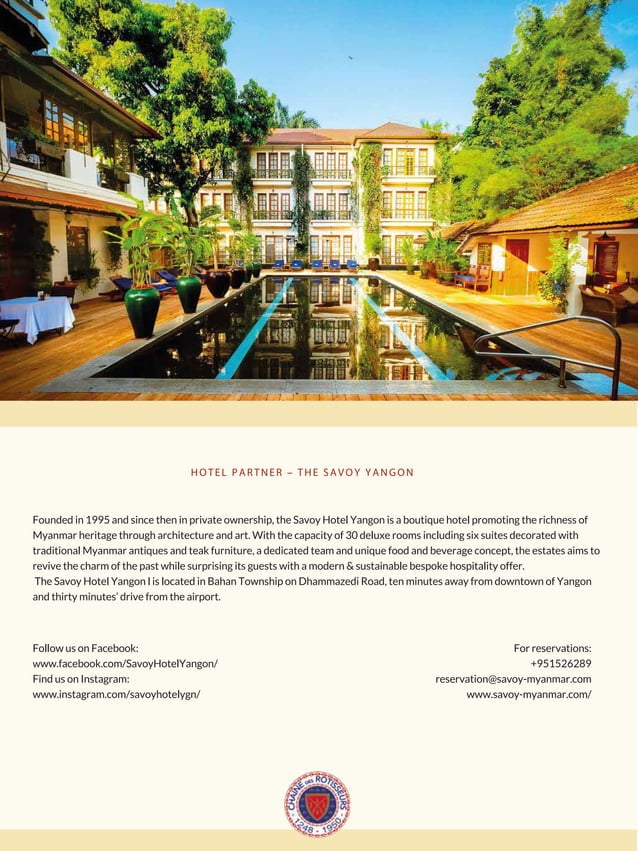 Yangon Myanmar Grand Chapitre 2019 Brochure | PDF