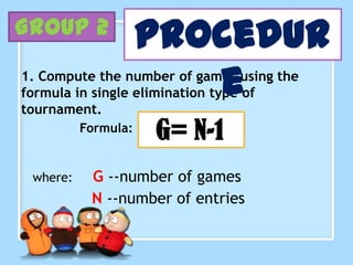 Single Elimination | PPTX