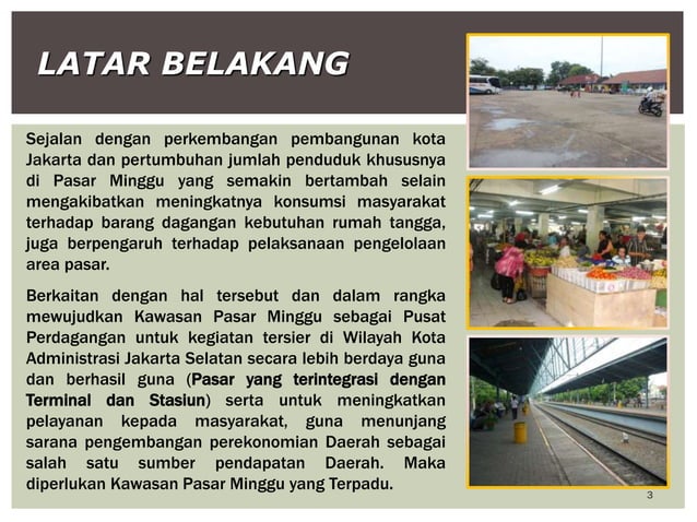 Grand design pasar minggu | PPTX