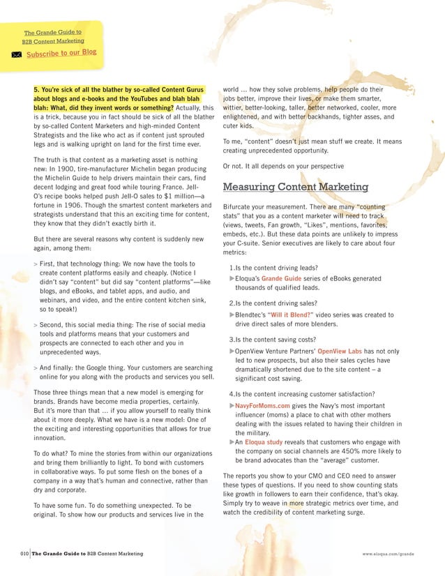 B2B Content Marketing Guide | PDF