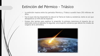 Grandes extinciones | PPTX