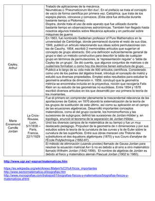 Grandes genios matemáticos | PDF