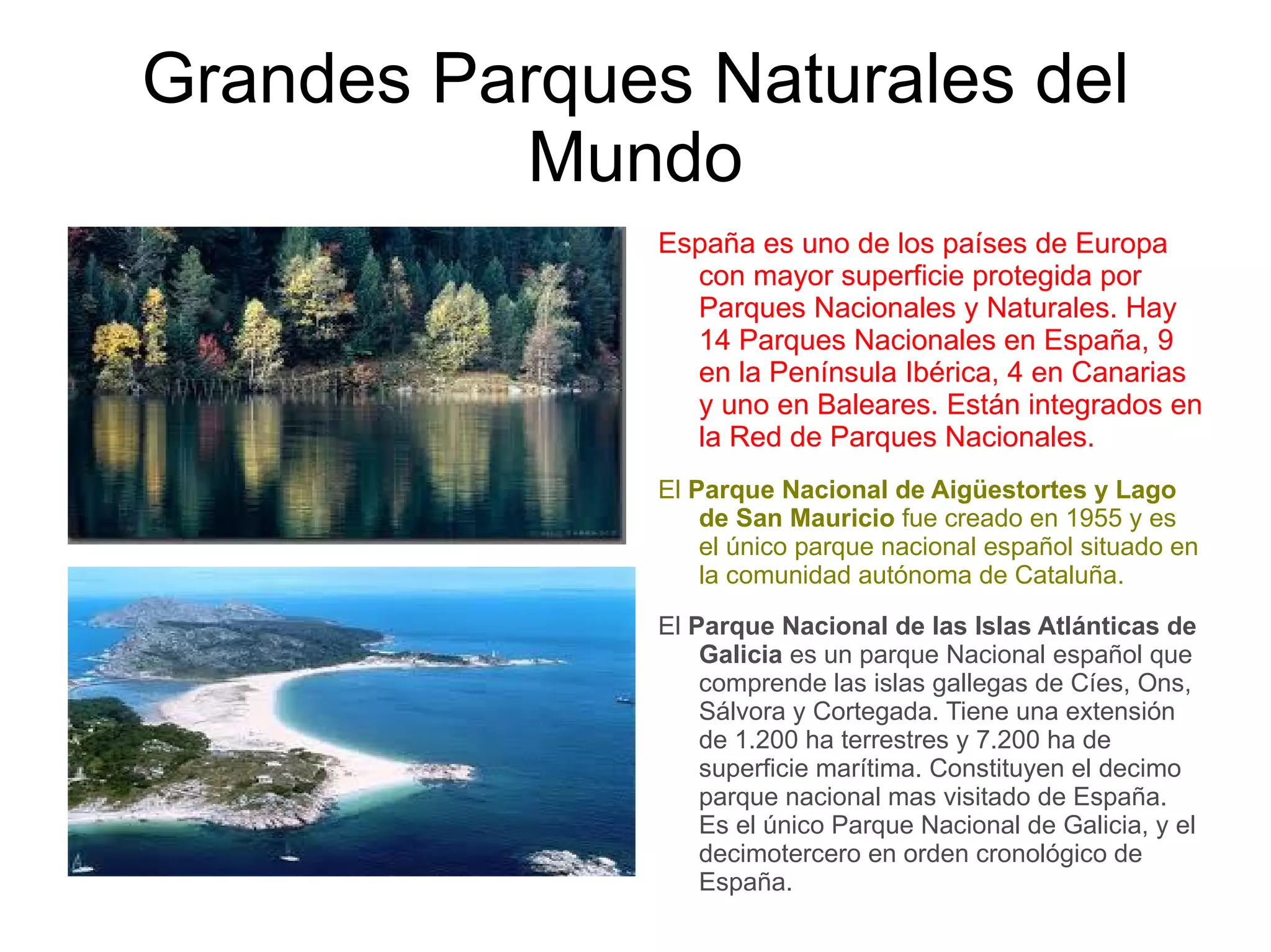 Grandes parques naturales del mundo | ODP | South America Travel ...