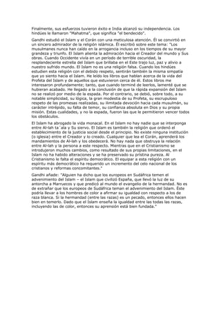 Grandes personalidades del mundo opinan sobre el Islam. | PDF