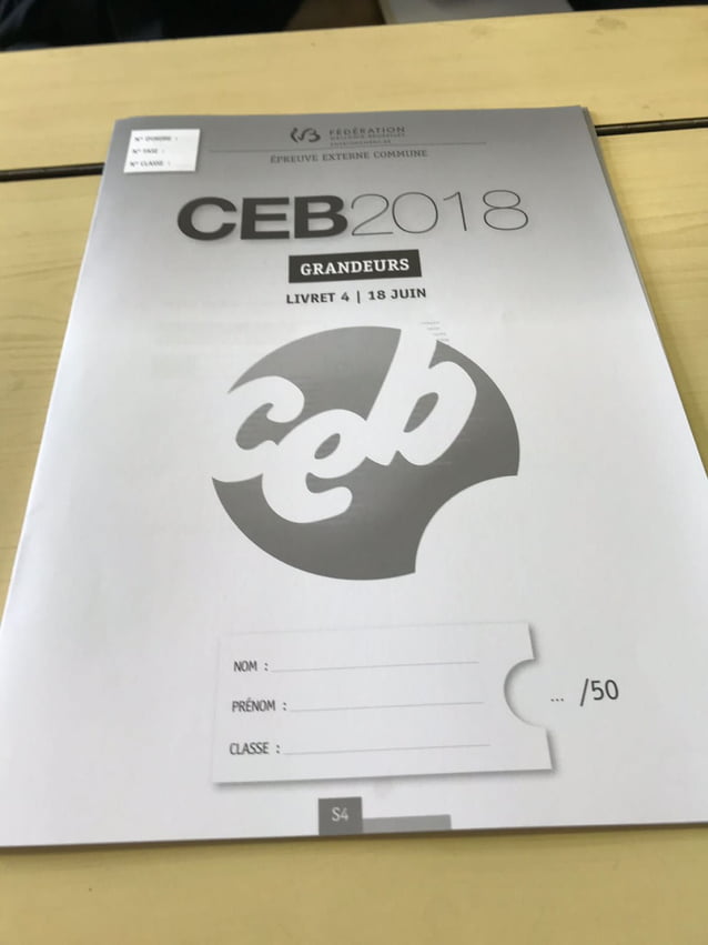 CEB 2018: Grandeurs | PDF