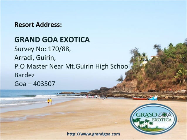 Grand goa exotica - Hotels in Goa | PPT