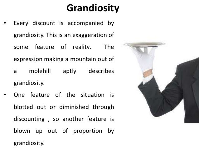 Grandiosity - Discounting (Transactional Analysis - An integrative ap…