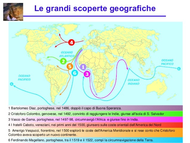 Le grandi scoperte geografiche