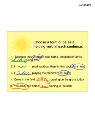 Grandma essie verbs | PDF