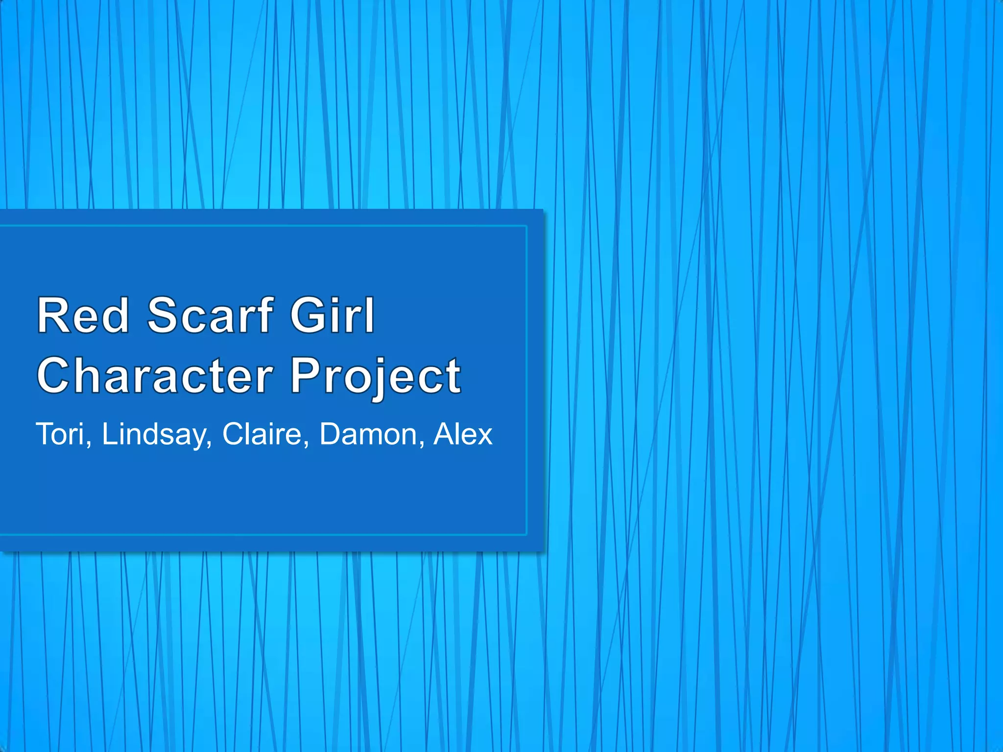 Red Scarf Girl Characters | PPT