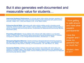 Grandparent-Grandchild Connection School Program Research | PDF