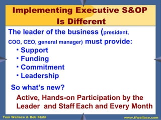 Sales & Operations Planning | PPT | Business Administration | Business