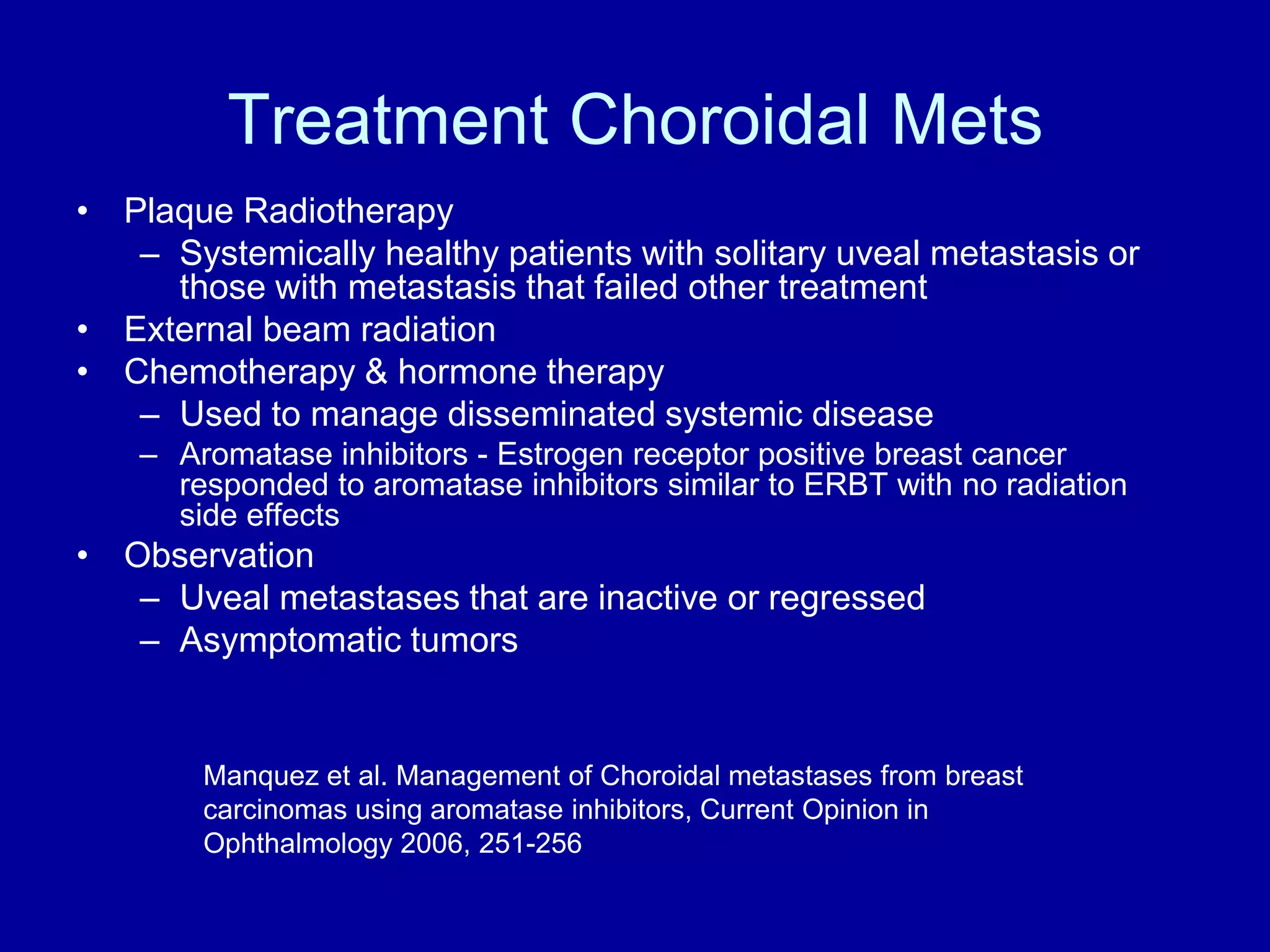 Choroidal Melanoma | PPT