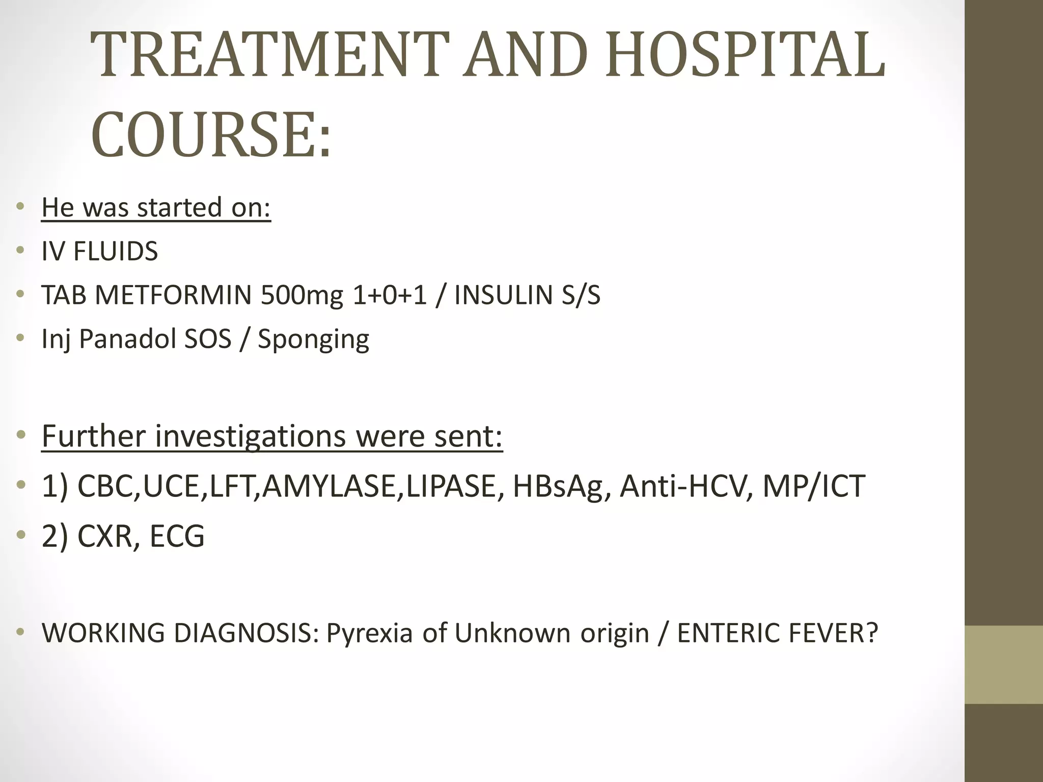 CASE PRESENTATION : PYREXIA OF UNKNOWN ORIGIN / Hemophagocytic ...