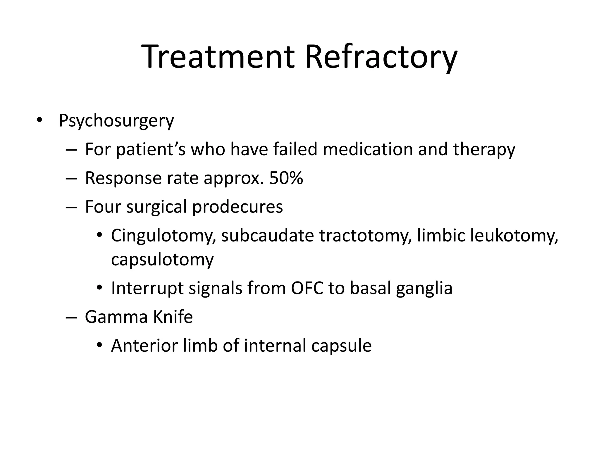 obsessive compulsive disorder | PPTX