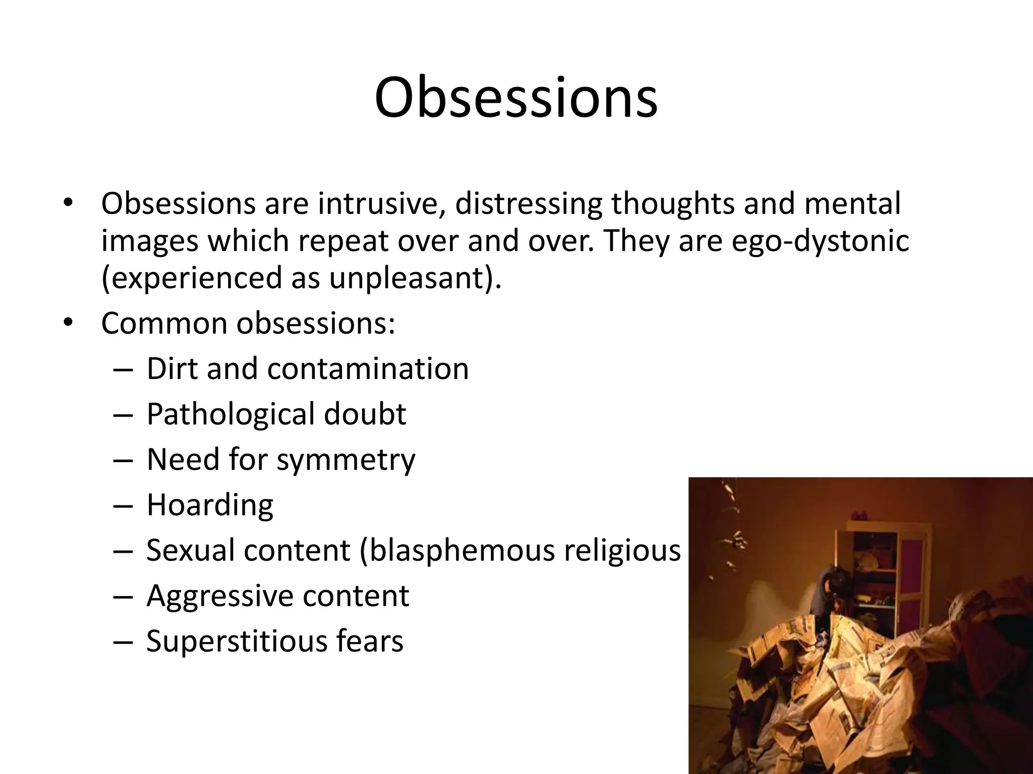 obsessive compulsive disorder | PPTX