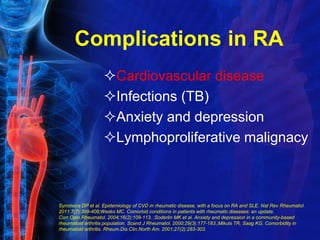 Cardiovascular diseased and Rheumatoid arthritis | PPTX