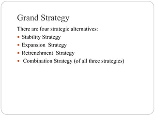 Grand strategy by shivangi purohit | PPTX
