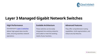 Layer 3 Network Switches | Cloud Infotech | PPT