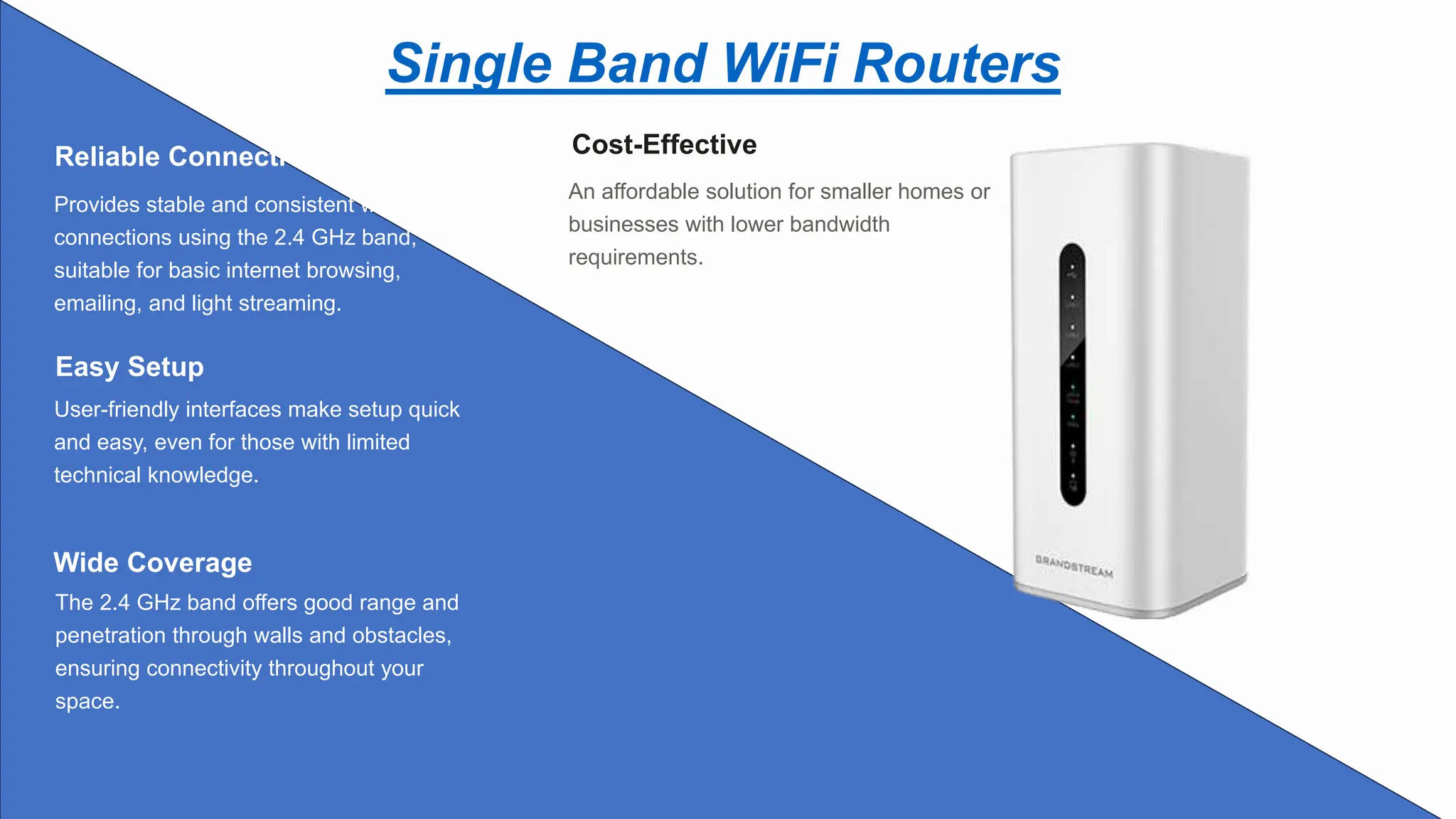 Grandstream Single Band and Dual Band WiFi Routers | Cloud Infotech | PPT