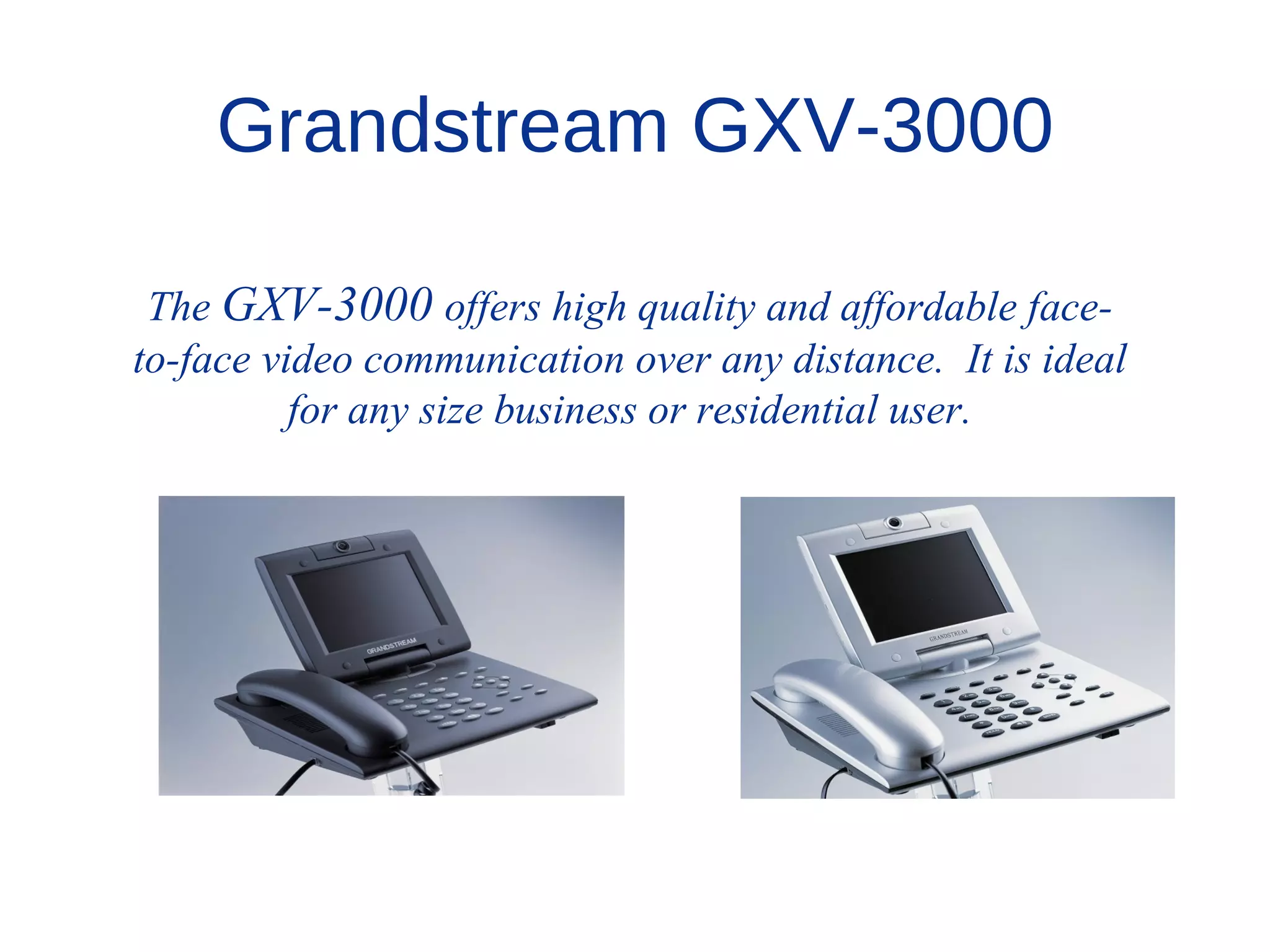 Grandstream Final22 | PPT