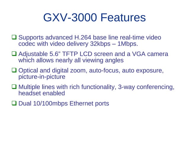 Grandstream Final22 | PPT