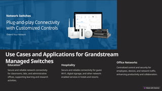 Grandstream Unmanaged & managed Switches | PPTX