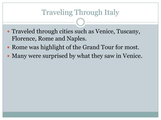 Grand tour presentation | PPTX