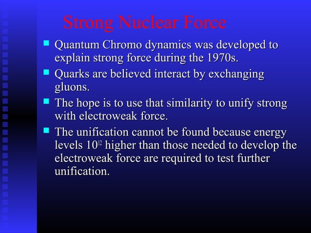 Grand unified theory | PPT